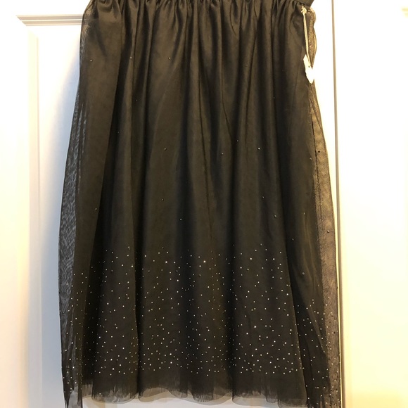 a new day | Skirts | Nwt Stunning Black Rhinestone Tulle Skirt | Poshmark